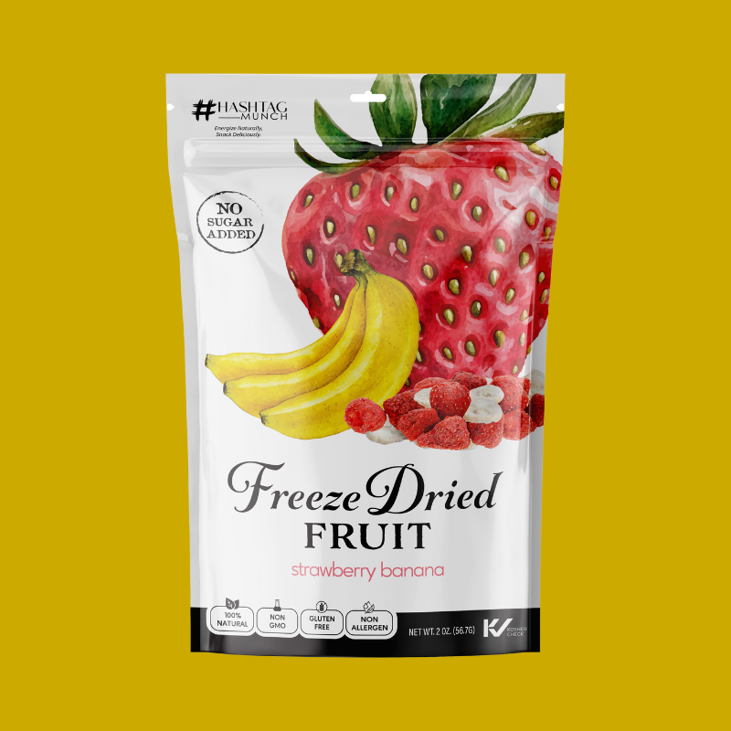 Freeze Dried Strawberry Banana – Hashtag Munch